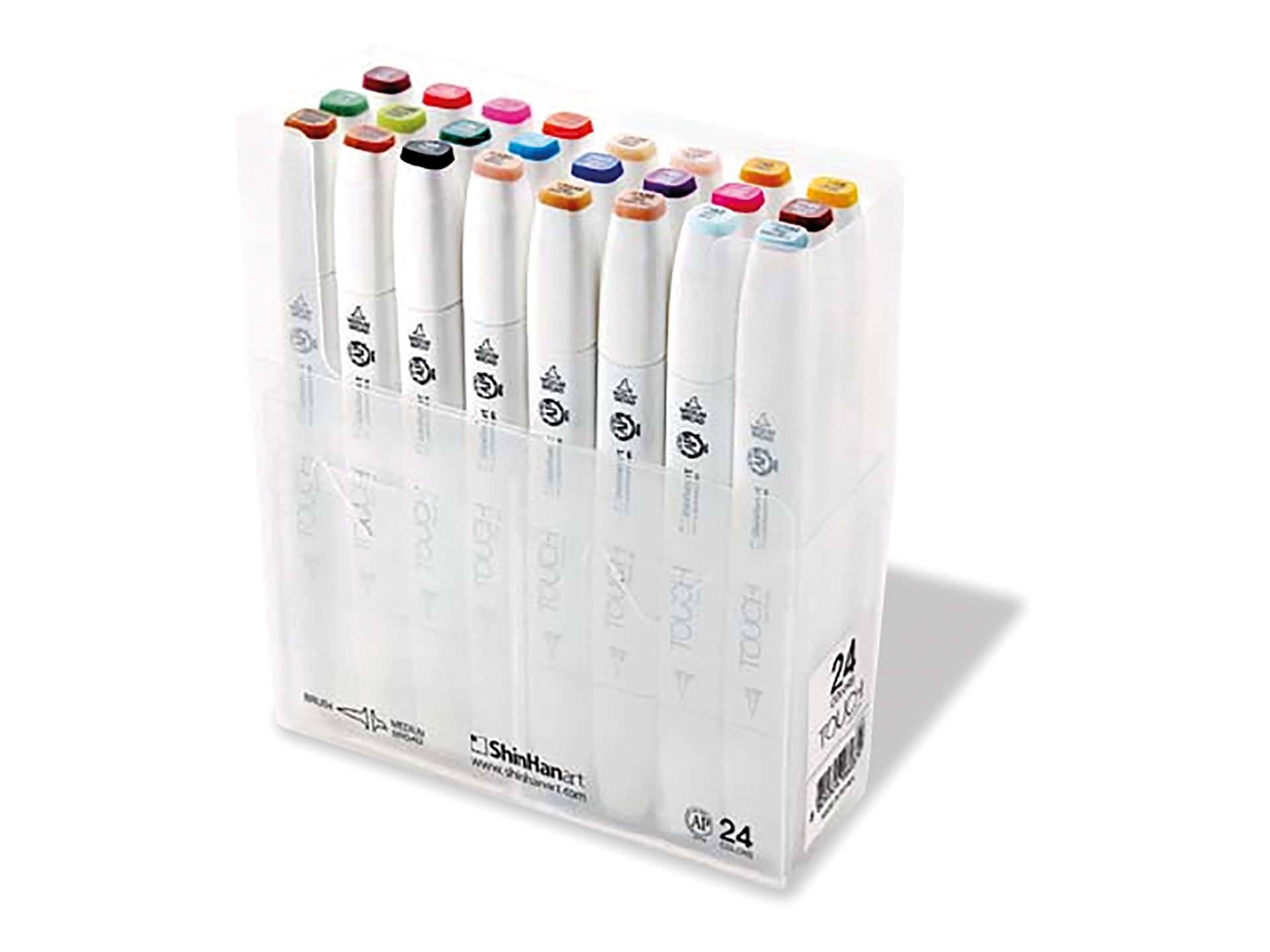 Set de 24 Touch marker Brush – Color-Centre